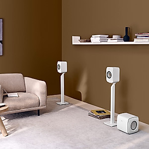 KEF LSX II Wireless HiFi Speaker System (Mineral White)