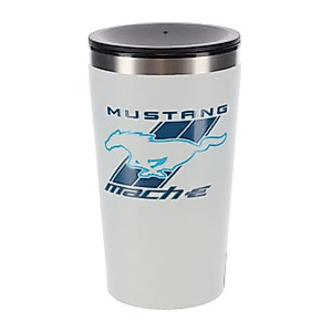 Ford Mustang Mach-E Pony Logo Travel Mug, Stainless Steel, 16 oz.