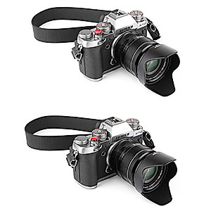 ChromLives Camera Button Shutter Release Button Brass Compatible with Fuji Fujifilm11mm Concave 10mm Convex Surface (Combo 2Pack)