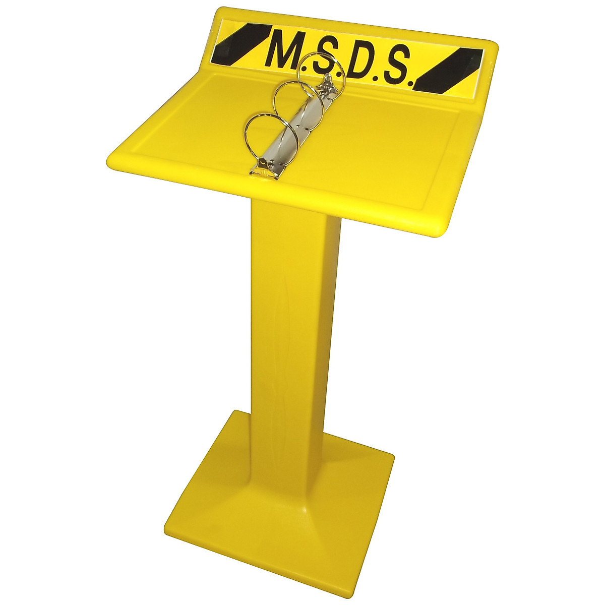 Forte Products 8001316 MSDS Free Standing Display, 21" L x 17" W x 35" H, Yellow