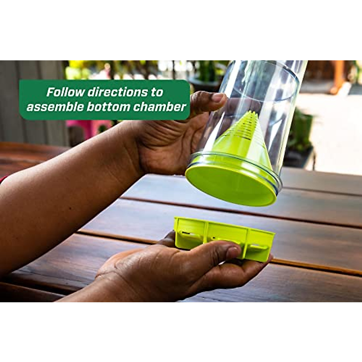 RESCUE! WHY Trap for Wasps, Hornets, & Yellowjackets – Hanging Outdoor Trap