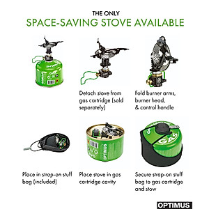 Optimus Crux 8019260 Camping/Hiking Camp Stove