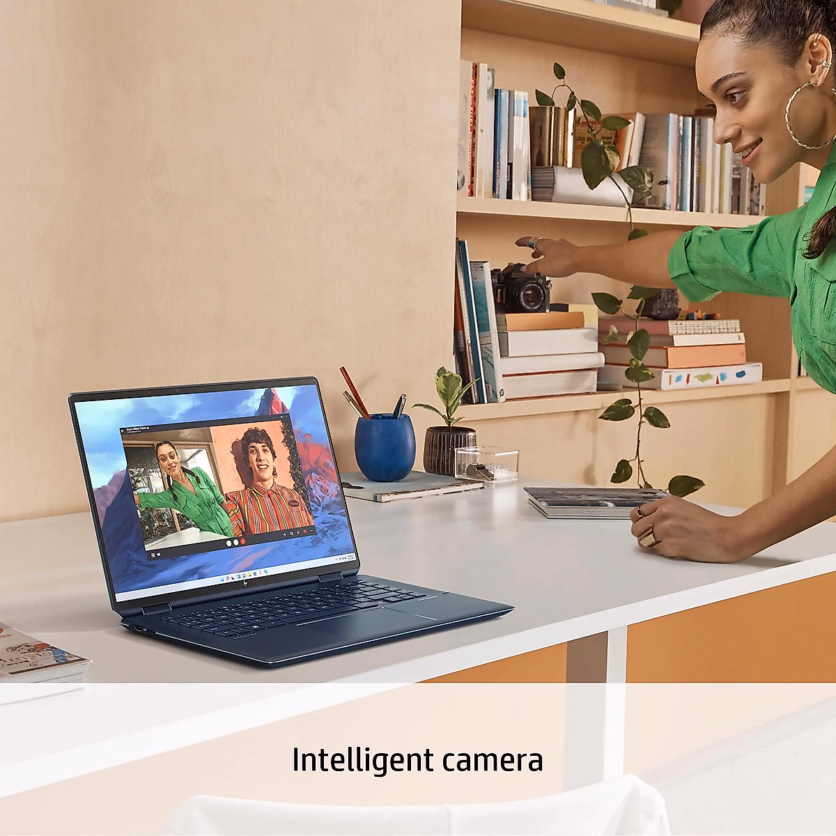 HP Spectre x360 16-Inch 3K Touch Intel Core i7 16GB 512GB SSD Convertible Laptop (Nocturne Blue, ) (Renewed)