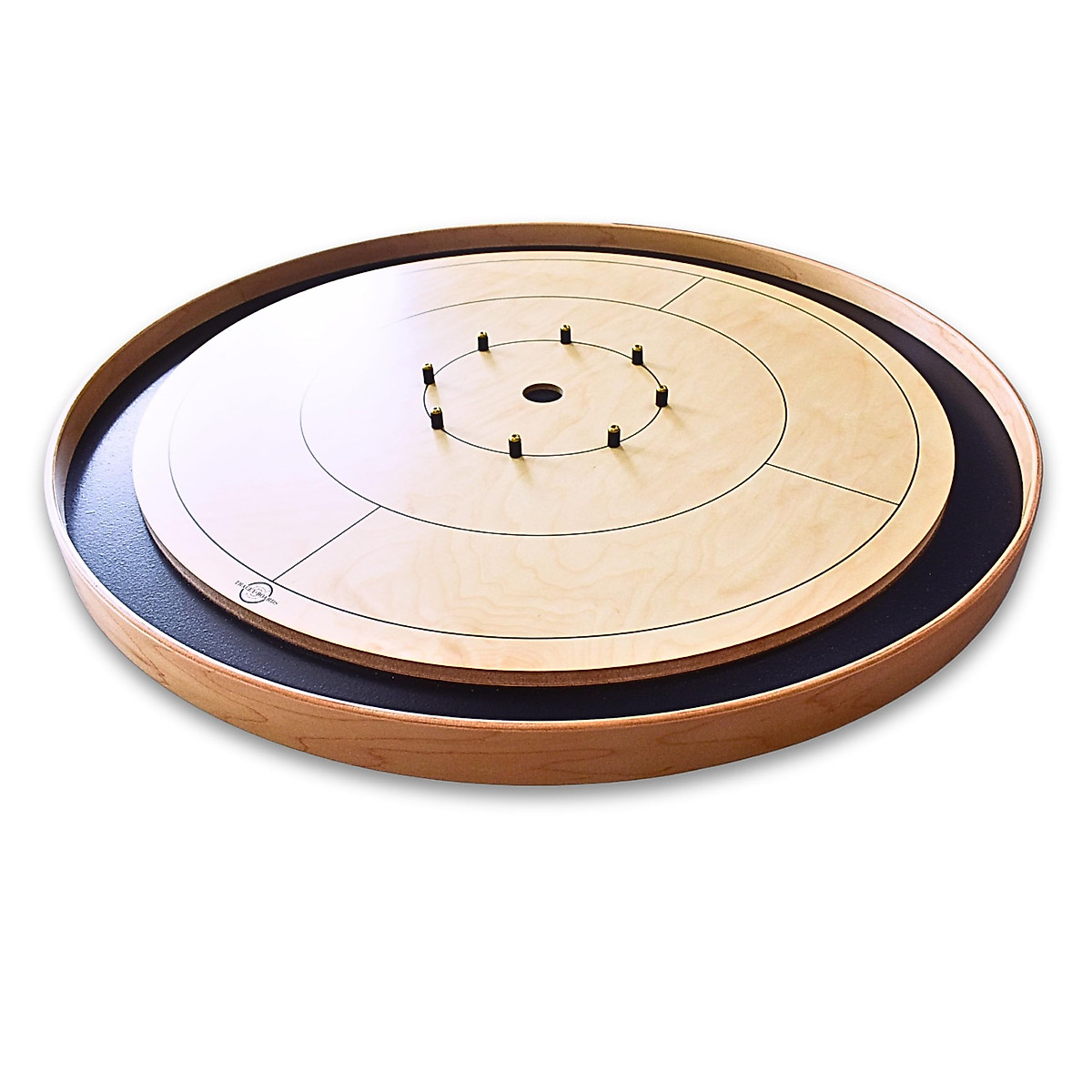 The Tracey Black Board - Tournament Style Crokinole Board Game Set (Meets NCA Standards)