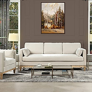 Jennifer Taylor Home Knox Sofas, French Beige Performance Velvet