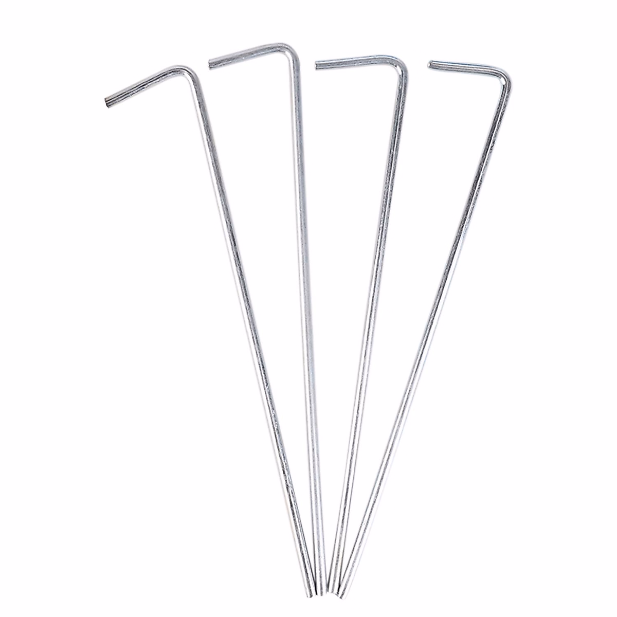 Gorich Iron Tent Stakes, for Outdoor Camping, Beach Tent Garden Stakes for Gardening & Canopies (4 pcs)
