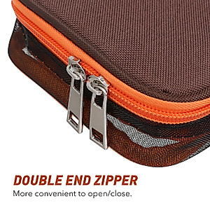 Camping Utensil Bag Travel Cookware Storage Bag Portable Silverware Bag Cooking Utensils Organizer Tableware Fork Spoon Chopsticks Organizer for Outdoor Travel Picnic Camping