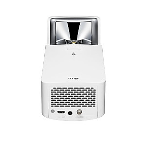 LG HF65LA 100” Full HD (1920 x 1080) Home Theater CineBeam Ultra Short Throw Projector, 1000 ANSI Lumen, Bluetooth Sound Out, Wireless Connection - White