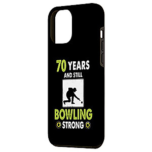 iPhone 12 Pro Max Lawn Bowls 70th Birthday Idea For Men & Funny Lawn Bowling Case