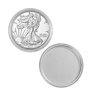 100 Guardhouse 40.6mm Airtight Coin Capsules for American Silver Eagle