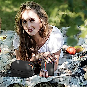 Yinke Case Album for Polaroid Go Instant Mini Camera (9035), Hard Organizer Portable Carry Travel Cover Storage Bag（Black）