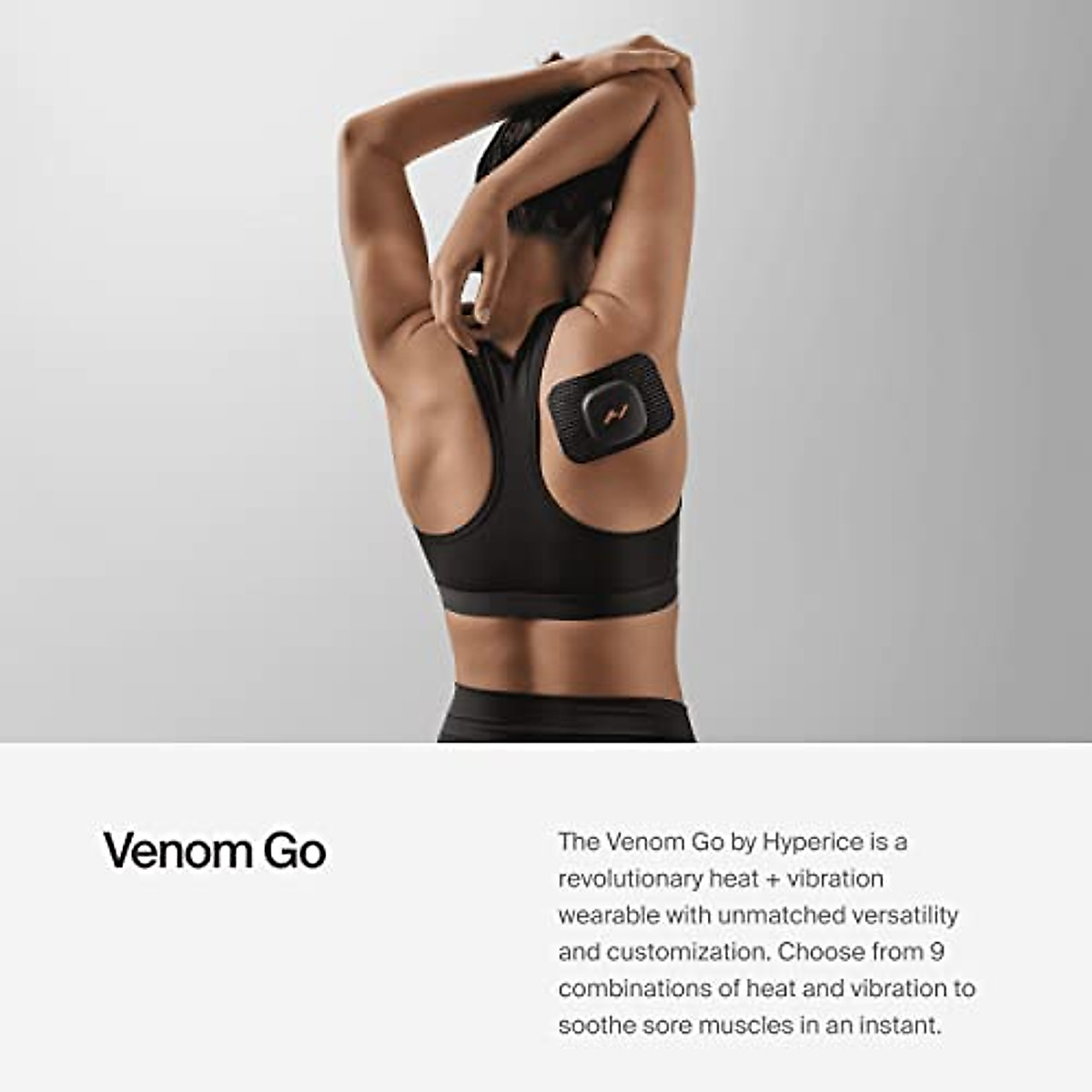 Hyperice Venom Go - Advanced Heat + Vibration Wearable (Venom Go) - FSA and HSA Eligible