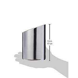 nambe Tilt Wine Chiller Bucket | Wine & Champagne Cooler for Parties, Dinner, Kitchen, Bar Cart | Insulated to Keep Wine & Beverages Cold | Holds Any 4.5”D x 7”H Bottle | Gift for Wine Enthusiasts