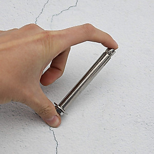 Micro Traders 20Pcs Expansion Bolts 304 Stainless Steel External Hex Nut Expansion Screw Bolts Sleeve Anchors Heavy Duty M6x80mm M8X60mm