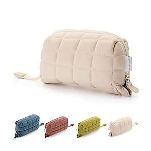 Mr. Pen- Large Capacity Pillow Pencil Case, Beige Pencil Pouch, Pencil Bag, Pen Case, Pen Pouch, Pen Bag, Pencil Pouches, Pencil Bags, School Pencil Case, College Pencil Case, Makeup Pouch