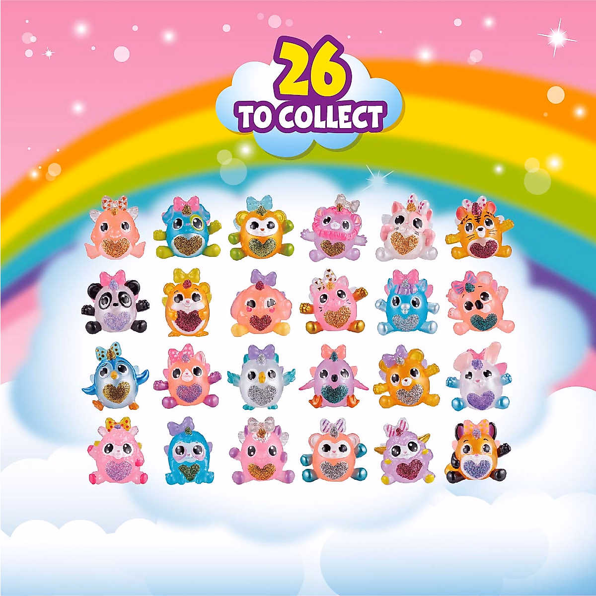 Rainbocorns - Itzy Glitzy Surprise Series 1-4 Pack