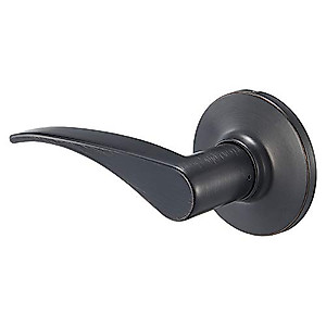 Amazon Basics Victor Dummy Door Lever - Left-handed Lever, Oil Rubbed Bronze