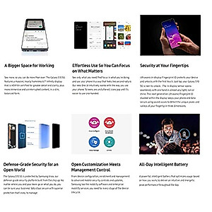 Samsung Galaxy S10 5G (256GB, 8GB RAM) 6.7" 5G Volte GSM AT&T Unlocked (Renewed)