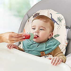 High Chair Cushion with Cover Pad for IKEA Antilop Babies Toddlers Inflatable & Reversible Supporting Cushion Built-in Inflatable Cushion Wooden High Chair Accessories Insert Included