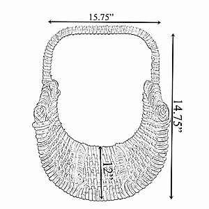 Vintiquewise Decorative Rattan Natural Log Holder Basket for Entryway, Dining, Living Room, or Bedroom