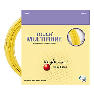 Kirschbaum Set Touch Multifibre Tennis String, 1.30mm/16-Gauge, Natural
