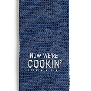 DEMDACO Now We're Cookin' Royal Blue 69 inch All Cotton Kitchen Boa