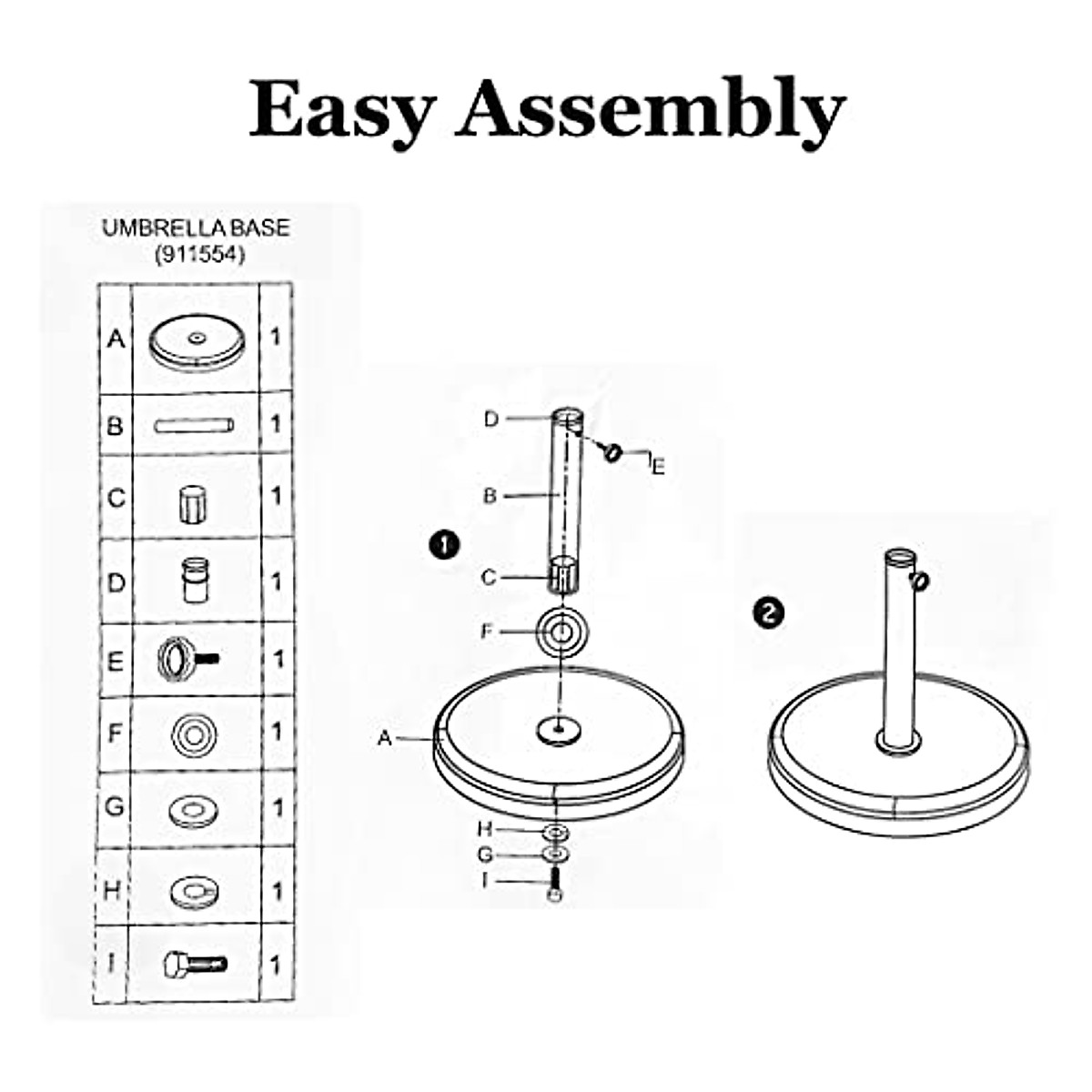 BACKYARD EXPRESSIONS PATIO · HOME · GARDEN 911449 2022 22 Lbs Backyard Expressions Patio Umbrella Base-22 lbs-Heavy Duty-Bronze