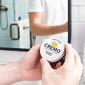 Cremo Barber Grade Dry Shampoo Paste, Refreshes Hair Without Water, 4 Oz