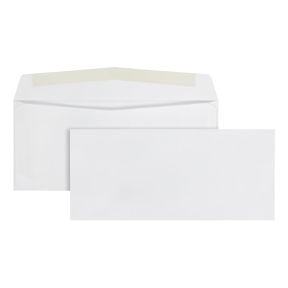 Quality Park #10 Envelopes, 4-1/8 x 9-1/2 Inches, 24 lb White, Gummed, 500 per Box (QUA90020)