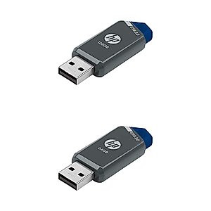 HP 128GB x900w USB 3.0 Flash Drive (P-FD128HP900-GE) with HP 64GB x900w USB 3.0 Flash Drive (P-FD64GHP900-GE)