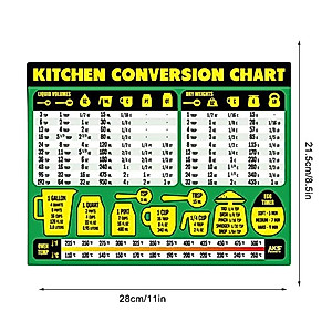 Air Fryer Cheat Sheet Magnet - Extra Large Easy to Read Airfryer Accessory - Magnetic Air Fryer Cooking Times Chart, Kitchen Gadget Reference Guide for Airfry Foods - Air Fryer Accessories