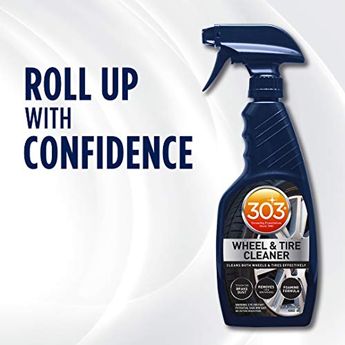 303 Wheel and Tire Cleaner - Cleans Both Wheels and Tires Effectively - Tough on Brake Dust - Removes Tire Browning - Foaming Formula, 15.5 fl. oz. (30596CSR) Packaging May Vary