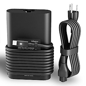 Replacement for 65W 45Watt Dell Laptop Charger, Dell Latitude 3340 3440 3540 5340 5440 5540 7340 7440 9440 2in1 XPS 12 9250 XPS 13 9250 9360 9365 9370 9380 9350 9550 Chromebook5190 Type C AC Adapter