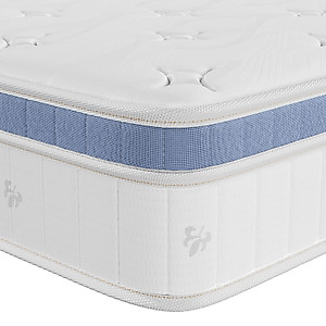 Yaak King Size Mattress 10 Inch, Hybrid King Mattress in a Box, Individual Pocket Spring King Bed Mattress with Breathable Memory Foam, Pressure Relief, Medium Firm Mattress King Size 80"x76"x10"