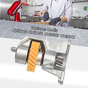 WP240309-2 240309-2 Worm Drive Gear & Bracket Kit for KitchenAid Stand Mixer EA734273 PS734273 AH734273 4162100 4162101 4169907 4169941 4170007 4176130 949544