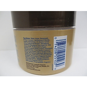 Lustrasilk Moisture Max Keratin Protein Hydrate Therapy Deep Conditioner 8oz AND Nicka K Brightening Essence Mask