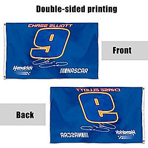 Bayyon Motorsports Chase Elliott Flag 3x5Feet for Car Fans with Brass Grommets
