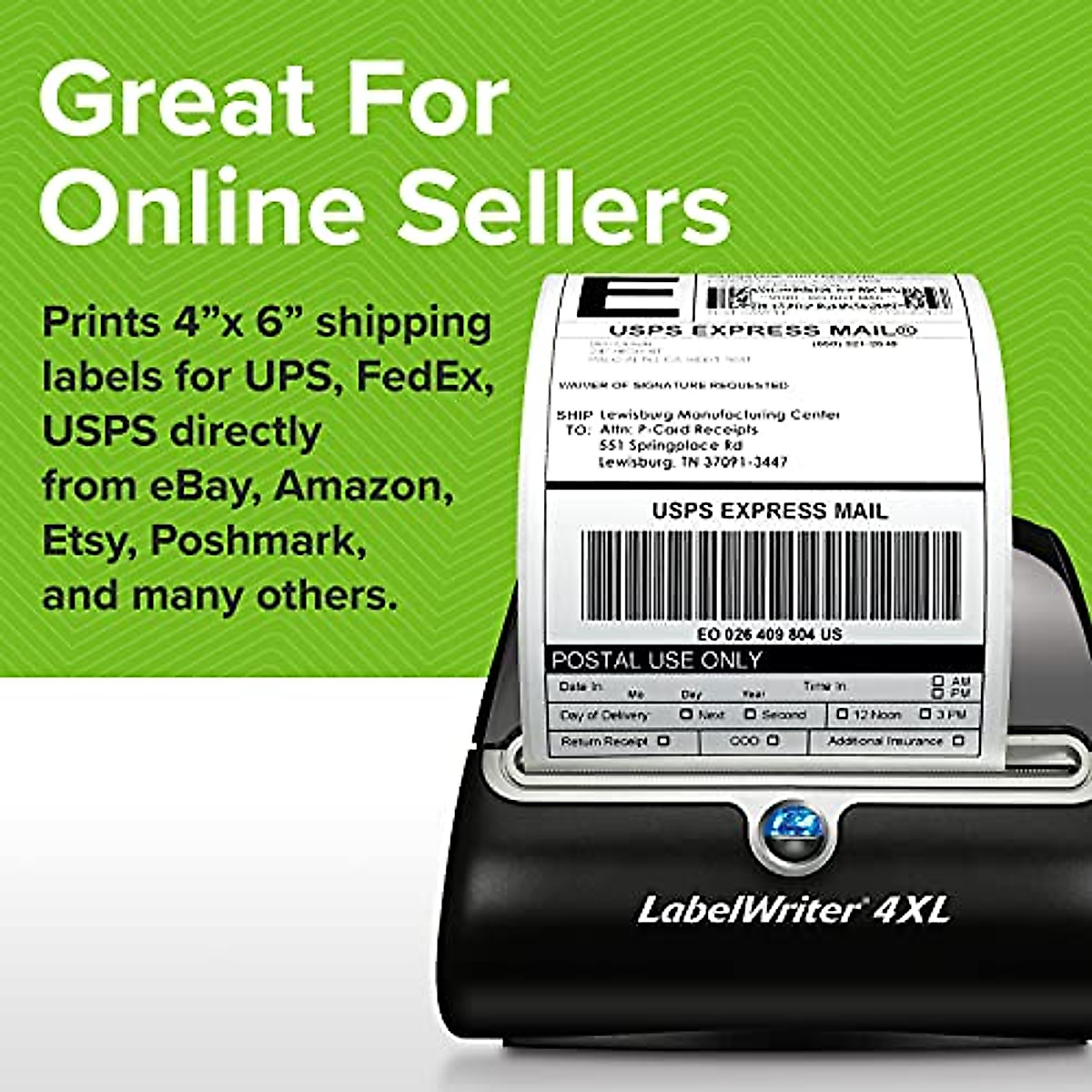 DYMO 1755120 LabelWriter 4XL Thermal Label Printer