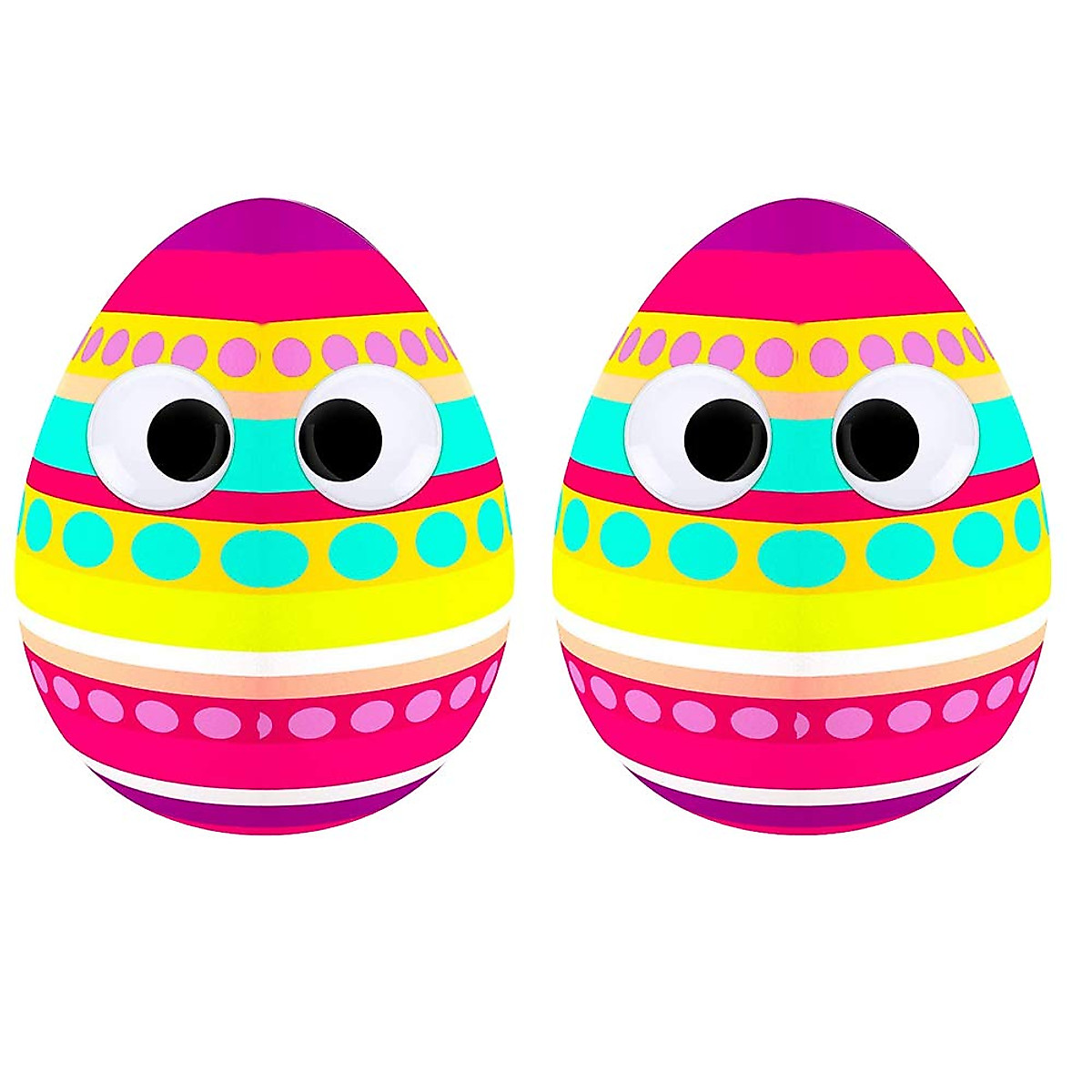 Giant Wiggle Googly Eyes with Self Adhesive Large Black Plastic Eyes for Crafts 2 Inch 3 Inch 4 Inch Set of 8