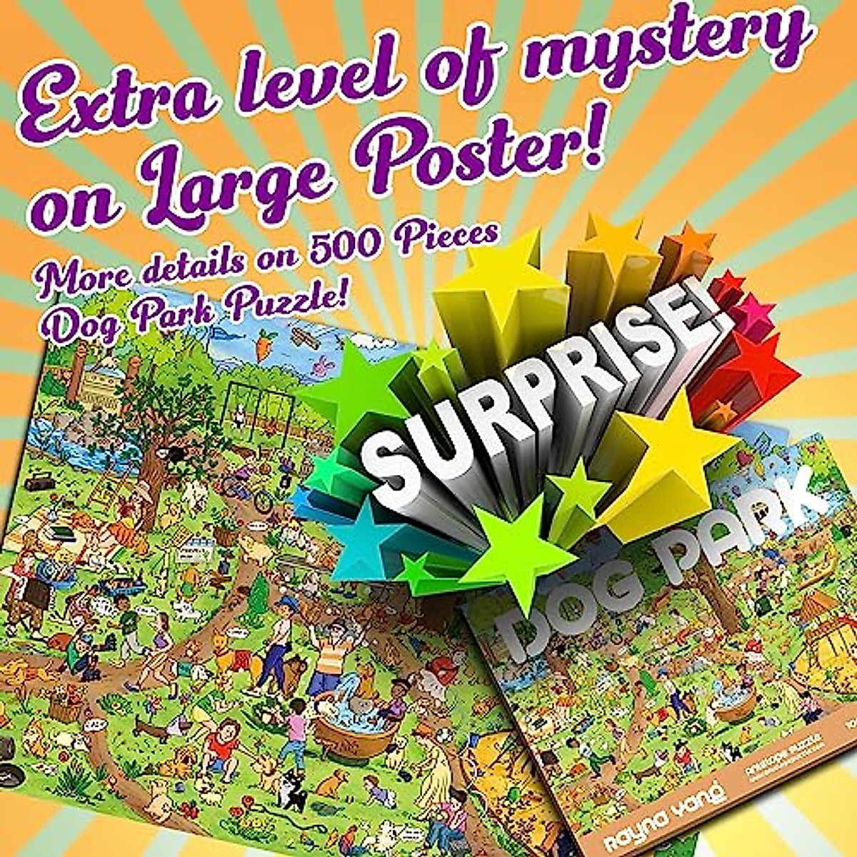 Antelope - 1000 Piece Puzzle for Adults, Dog Park Jigsaw Puzzles 1000 Pieces - 1000 Pieces High Resolution, Matte Finish, Smooth Edging, No Dust Leisure Animal Puzzle