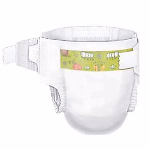 Covidien Baby Diaper Curity Tab Closure Size 7 Disposable (#80068A, Sold by Case of 128)