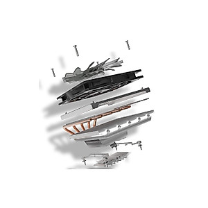 Cooler Master GeminII M5 LED - 2U Low Profile CPU Cooler with 5 Direct Contact Heatpipes & XtraFlo 120 Slim Fire Red LED PWM Cooling Fan for Intel AMD RR-T520-16PK (GeminII M5)