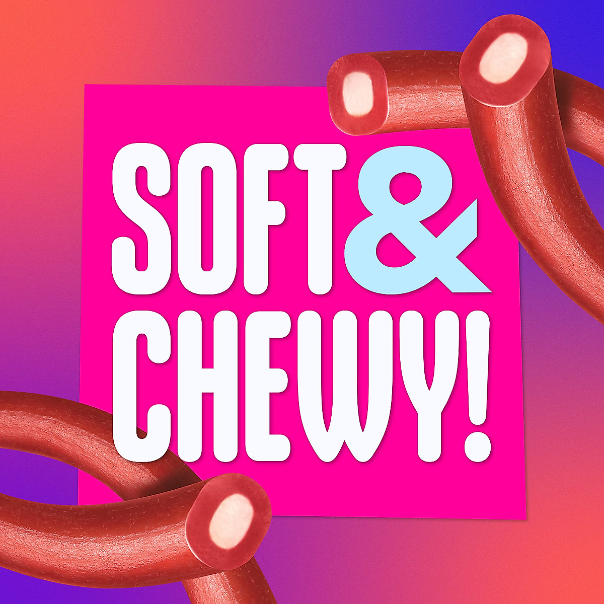 Bundle of SweeTARTS Ropes Candy, Cherry Punch, Twisted Rainbow Punch, & Tangy Strawberry, 9 Ounce (Pack of 3)