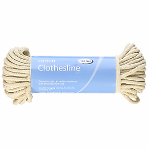 Whitmor 100-Foot Cotton Clothesline
