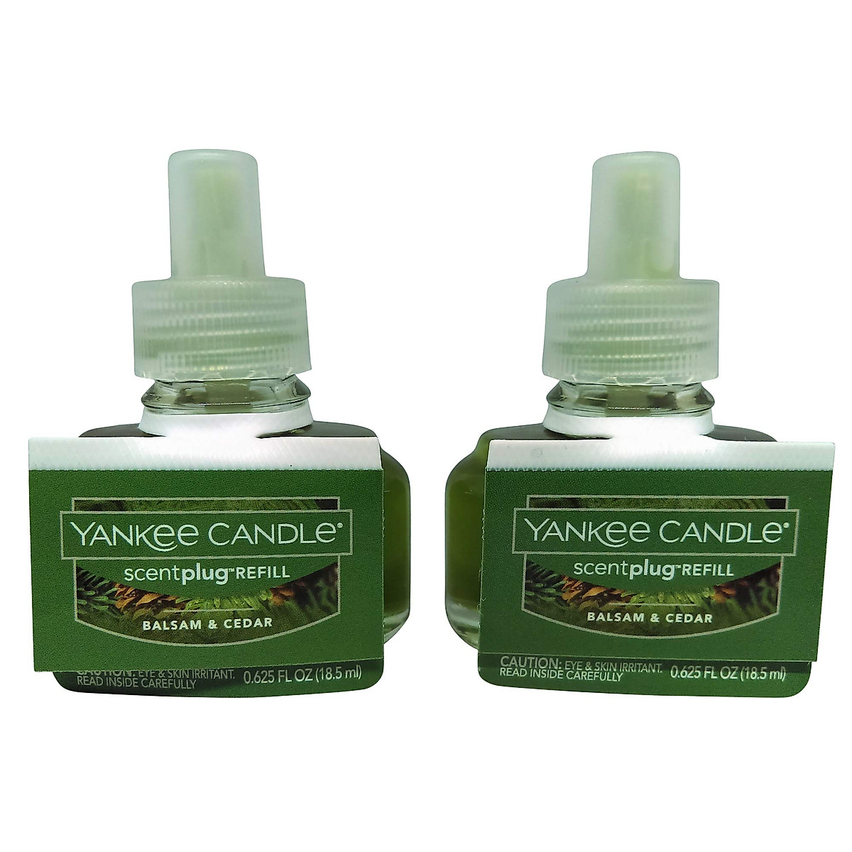 Yankee Candle Balsam & Cedar Scentplug 2 Pack Oil Refill Electric Home Fragrance