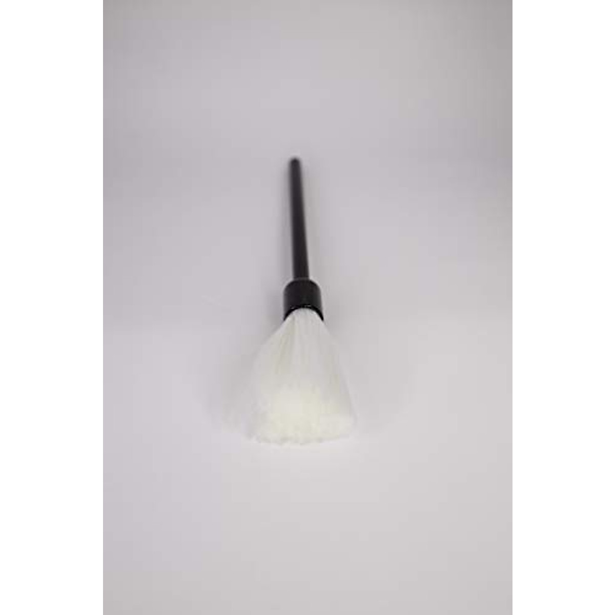 Taction Professional Fiberglass Fingerprint Brush, White (Includes Protective Tube case)