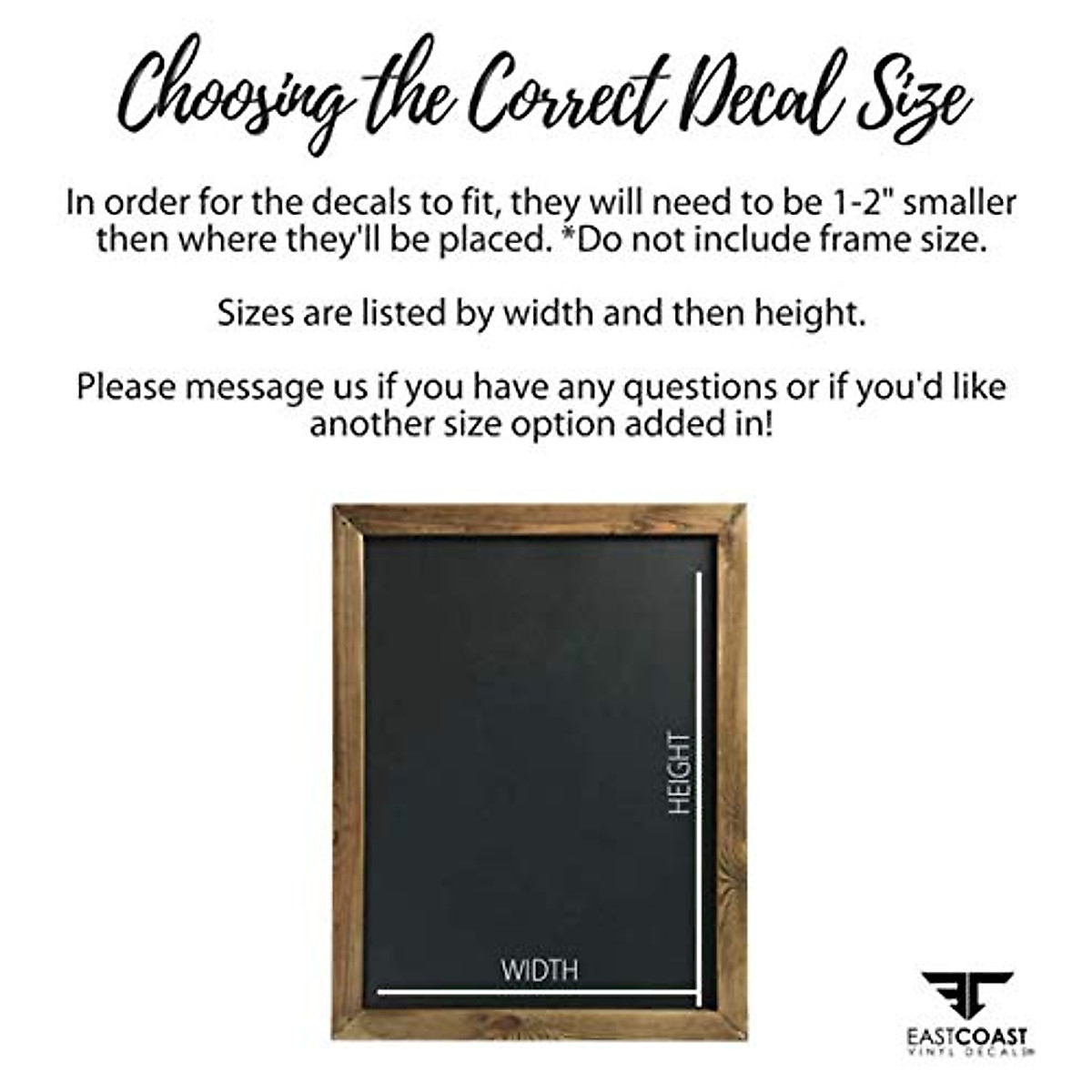 Welcome to Our Happily Ever After Wedding Sign Personalized Chalkboard Stickers