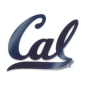 Nudge Nudge Printing University of California Berkeley Sticker Golden Bears Blue Cal Script Cursive Logo Car Decal Heavy-Duty Officially Licensed NCAA Vinyl for Bumpers, Window, Laptops, or Coolers