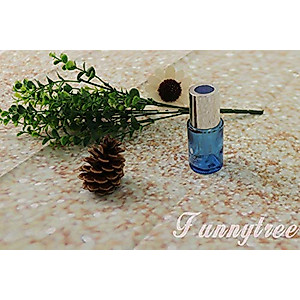 Funnytree 5X7ft Ivory Gold Bokeh Photography Backdrop Golden Spots Shinning Sparkle (Not Glitter) Sand Scale Halo Still Life Golden Background Newborn Baby Portrait Photo Studio Photobooth Props