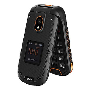 Plum Rugged Flip Phone GSM Unlocked Water Proof Shock Proof IP68 Military Grade - oNLY for International uSE
